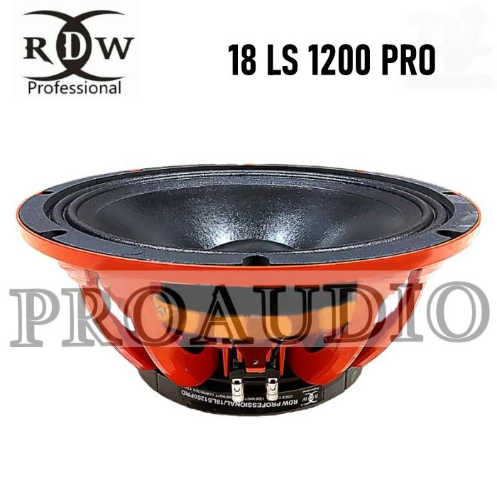 Jual Speaker Komponen Rdw 18 Inch 18 Ls 1200 Pro 18 Ls1200 Pro Original ...