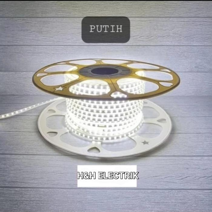 Jual LED STRIP / LED SELANG 5050 MATA BESAR HARGA PER METER - Warm ...