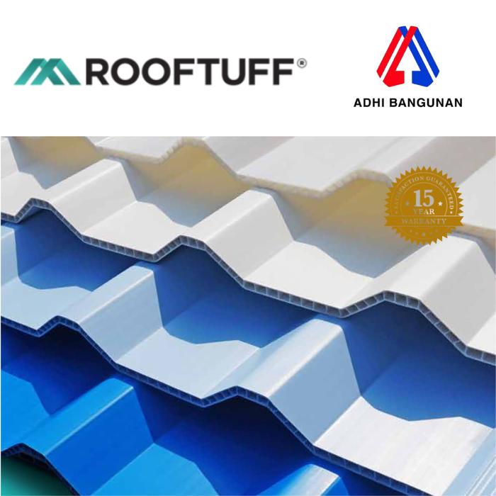 Jual Atap UPVC ROOFTUFF Setara ALDERON 830 Berbagai Warna - Kota ...
