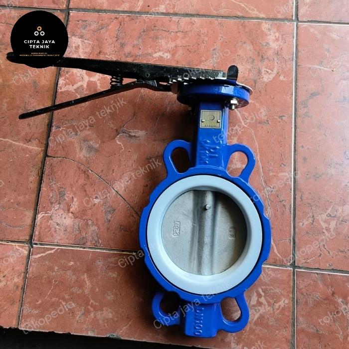 Jual 4 inch Butterfly valve Cast iron seat PTFE - Jakarta Barat - CIPTA ...