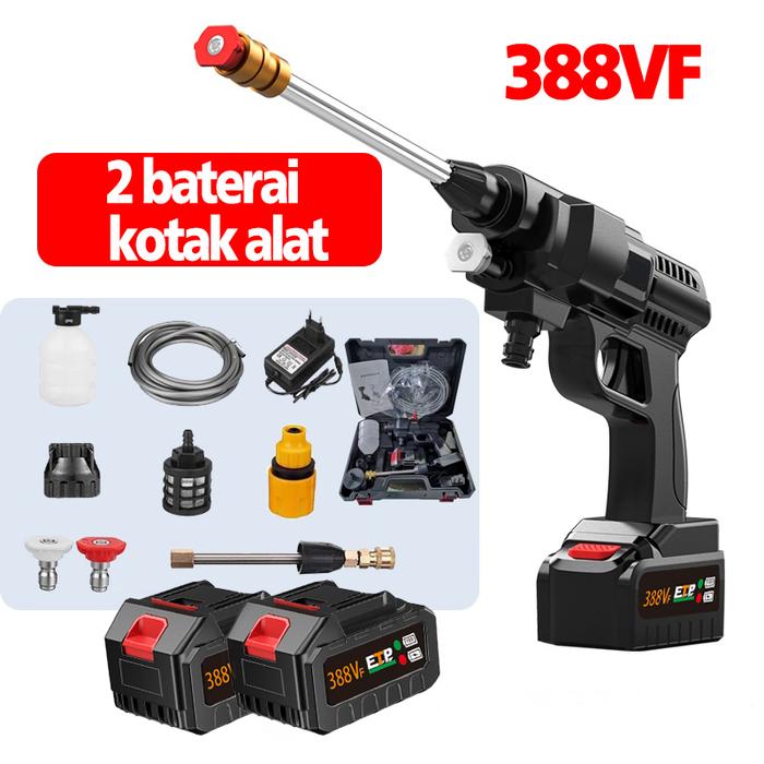 Promo Alat steam cuci motor & mobil Jet Cleaner Set Alat Cuci Mobil Baterai - 388V 2 box set ...