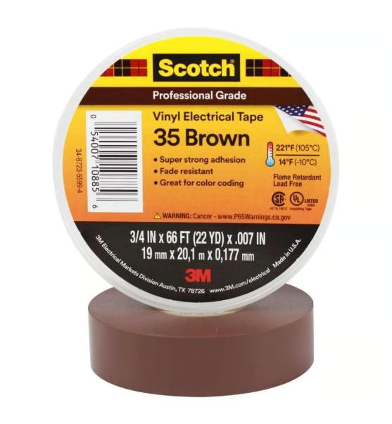 Jual 3M Scotch 35 Vinyl Electrical Tape Isolasi Listrik (Varian Warna ...