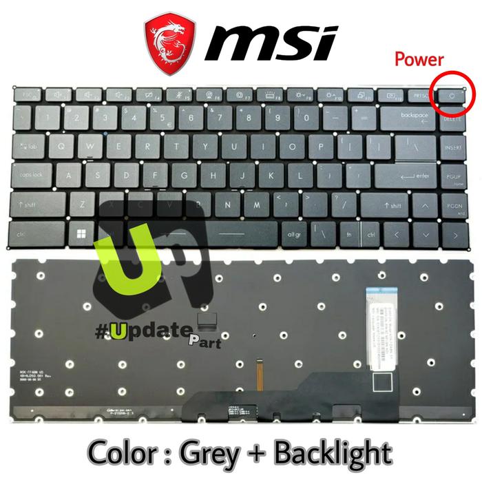 Jual Keyboard MSI Modern 14 B11S 14 B10MW B10RASW B10RBSW MS-14D1 MS14-D3 - Jakarta Utara ...