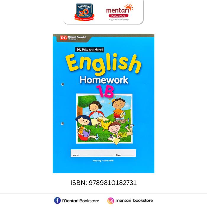 Jual Marshall Cavendish My Pals Are Here! English Homework | Buku SD - Homework 1A - Kota ...
