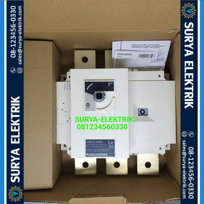 Jual LBS LOAD BREAK SWITCH HANDLE ON OFF SOCOMEC SIRCO 3P 1250A 1250 A AMP - Jakarta Pusat ...