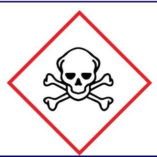 Jual Sign Sticker Simbol B3 GHS Beracun / Tengkorak uk 20x20 - Jakarta ...