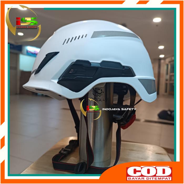 Jual Helm MSA V-Gard H1 Safety Helmet Trivent Fastrack Lokal SNI Putih ...