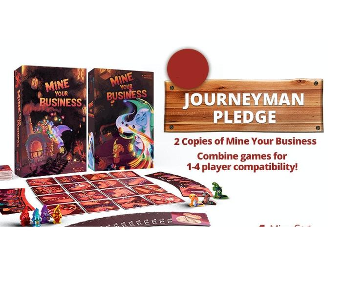 Jual Mine Your Business Board Game Kickstarter Journeyman Miner Pledge ...