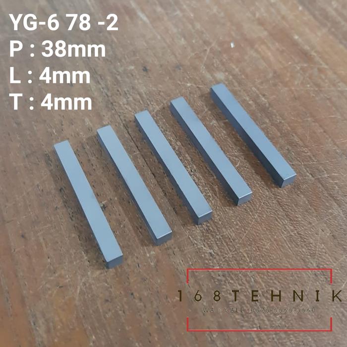 Jual MATA WIDIA CEMENTED CARBIDE TIP YG6 78-2 ECER / BETEL WIDIA YG-6 ...