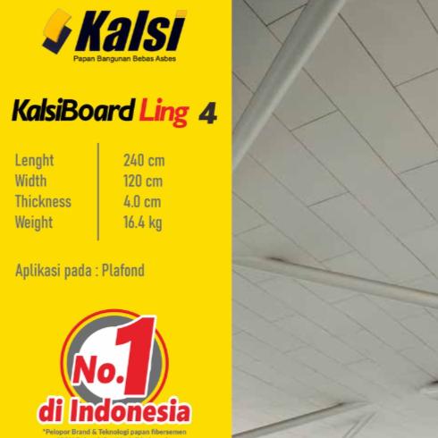 Jual Kalsiboard Ling 4mm papan kalsi plafon 4 mm (1200 x 2400 ...