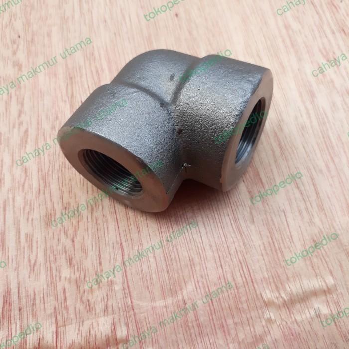 Jual elbow besi model class 3000 drat NPT 1" inch - Jakarta Barat ...