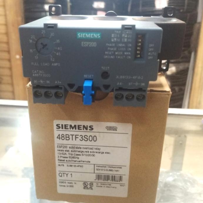 Jual SIEMENS 48BTF3S000 ESP200 13-52A Solid State Overload Relay ...