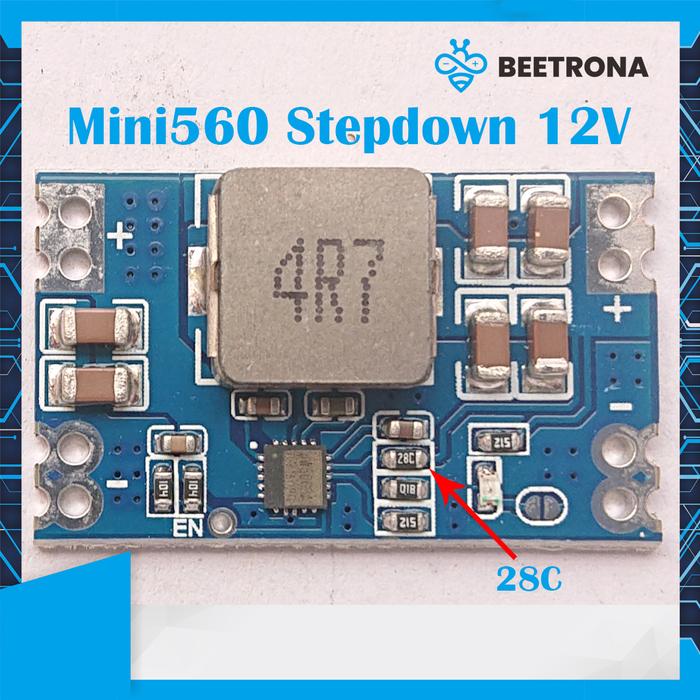 Jual Mini 560 Step Down DC 5A 5-20V to Fixed 12V Buck Module - Kab ...