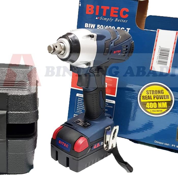 Jual Bitec Cordless Impact Wrench High Torque DR 1/2" BIW 50/400 SC-T - Kab. Bandung Barat ...