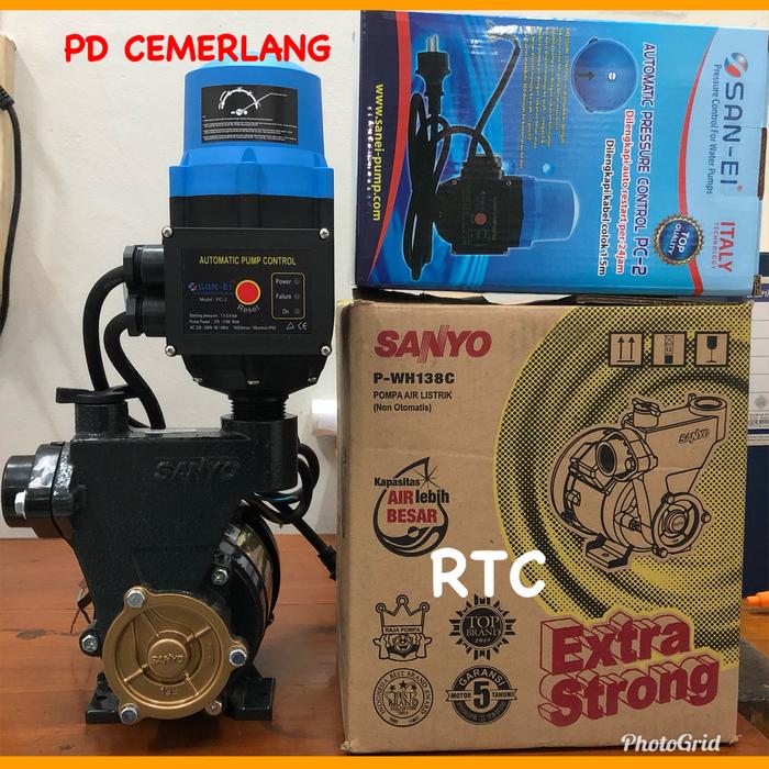 Jual Pompa sanyo pendorong otomatis booster pump sanyo booster - Kota ...