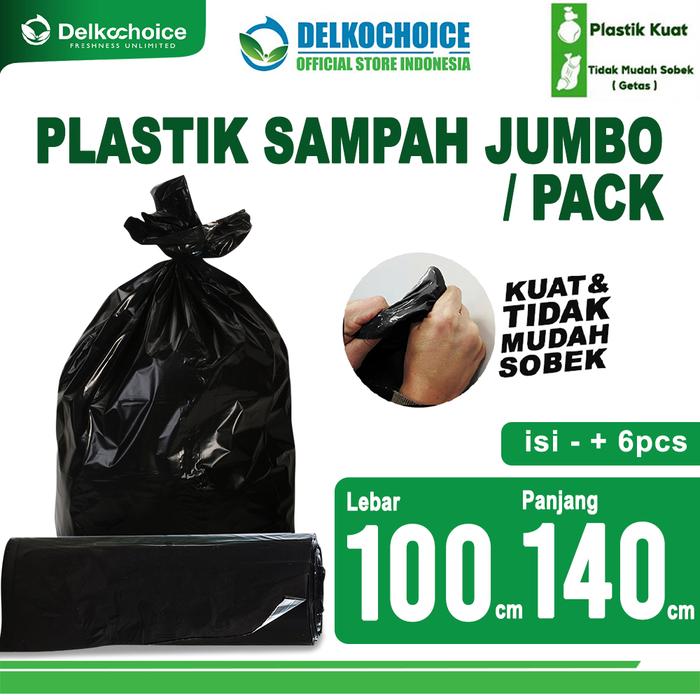 Jual Kantong Plastik Sampah Hitam Jumbo Trash Bag Termurah Pack ...