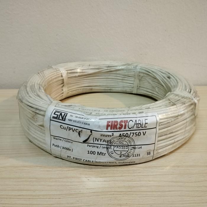 Jual Kabel Ground NYAF 0,5 mm2 - Kabel Tunggal serabut murni FIRST ...