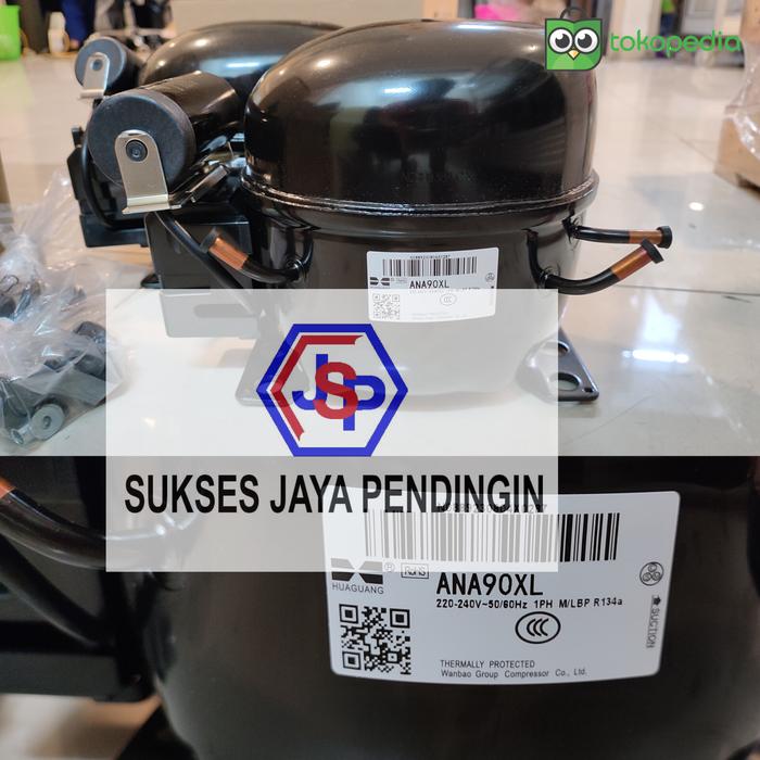 Jual Compressor Huaguang ANA90XL R134a / Kompresor Wanbao ANA90XL 1/4PK - Jakarta Barat - Sukses ...