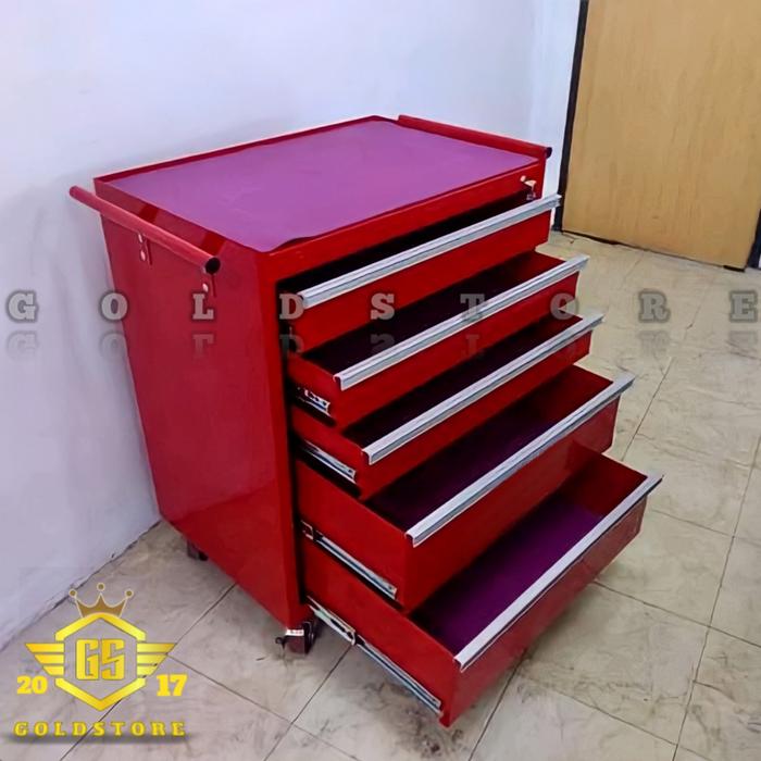 Jual (GS) tool box trolley 5 drawers laci lemari tempat penyimpanan kunci - Jakarta Utara - GOLD ...