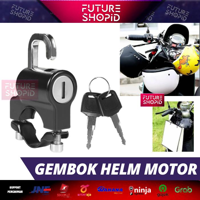 Jual Gembok Helm Stang Motor Anti Maling Cantelan Lock Motorcycle ...