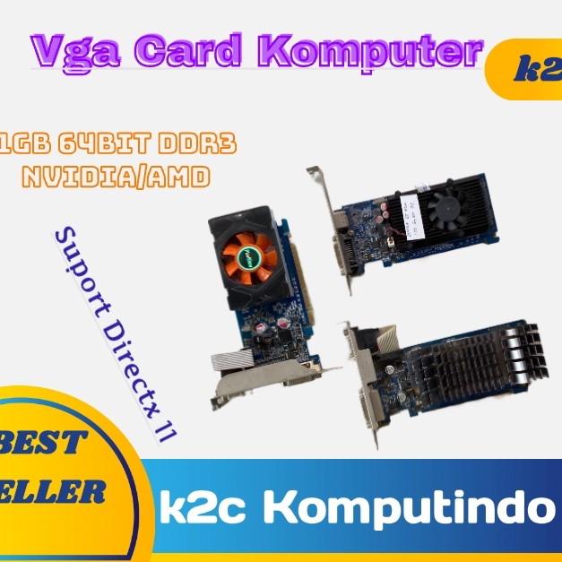 Jual Vga Card Pc Konputer 1gb 64bit ddr3 second bergaransi - Kab ...