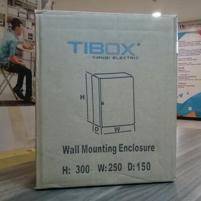Jual Box Panel Listrik Besi IP65 TIBOX (H 300XW 250XD 150) - Jakarta ...