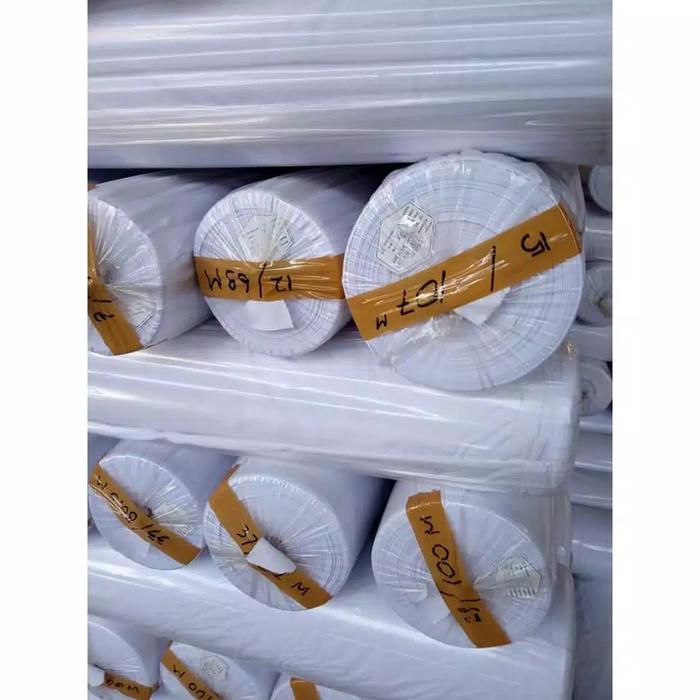 Jual BAHAN KAIN MICROTEX POLOS PUTIH METERAN - Kota Tangerang Selatan ...