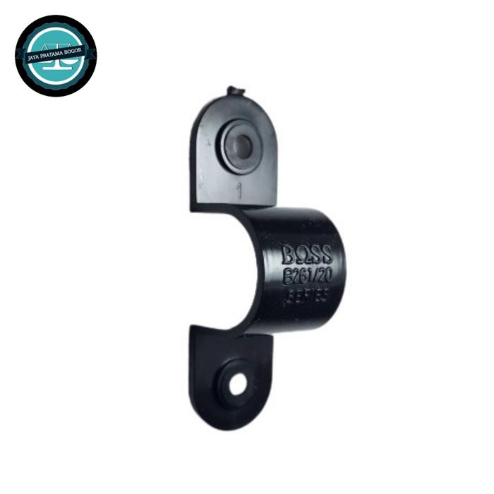Jual Klem Conduit 20mm Boss Hitam / Klem Pipa 20mm Boss Hitam - Kab ...