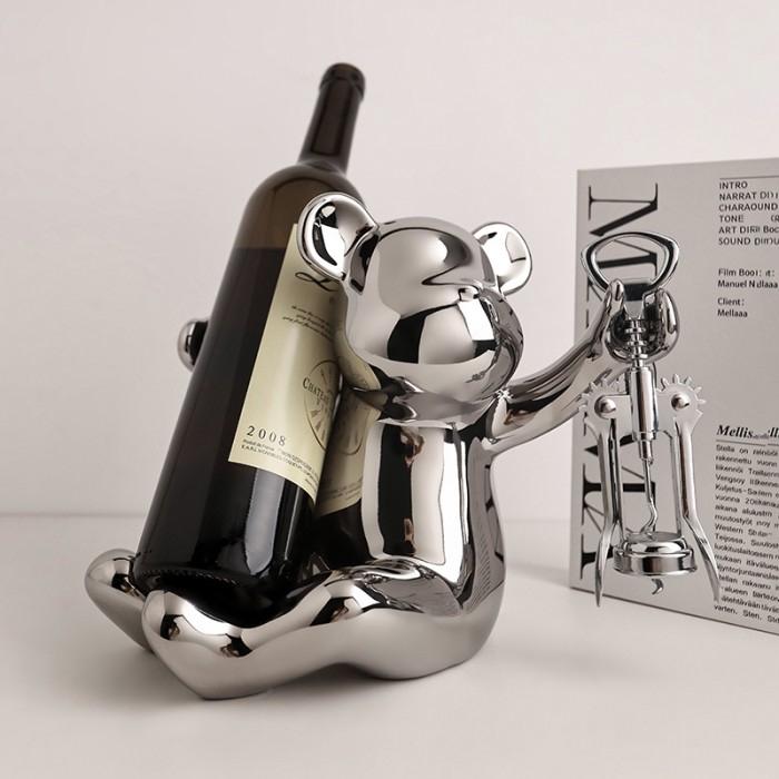 Jual Violent Bear Wine Rack/ Storage/ Tempat wine holder botol nordic ...