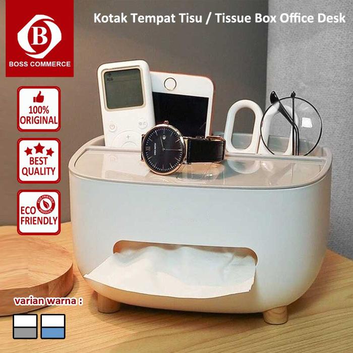 Promo Tempat Tisu Meja Kotak Tissue Box Rak Penyimpanan Box Office ...