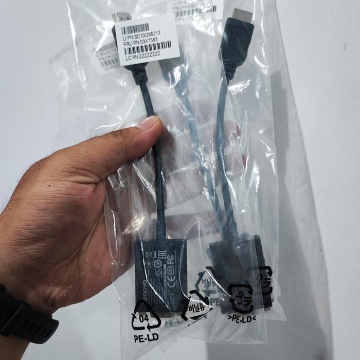 Jual Lenovo Converter HDMI to VGA Original dari Unit Laptop (BARU 100% ...