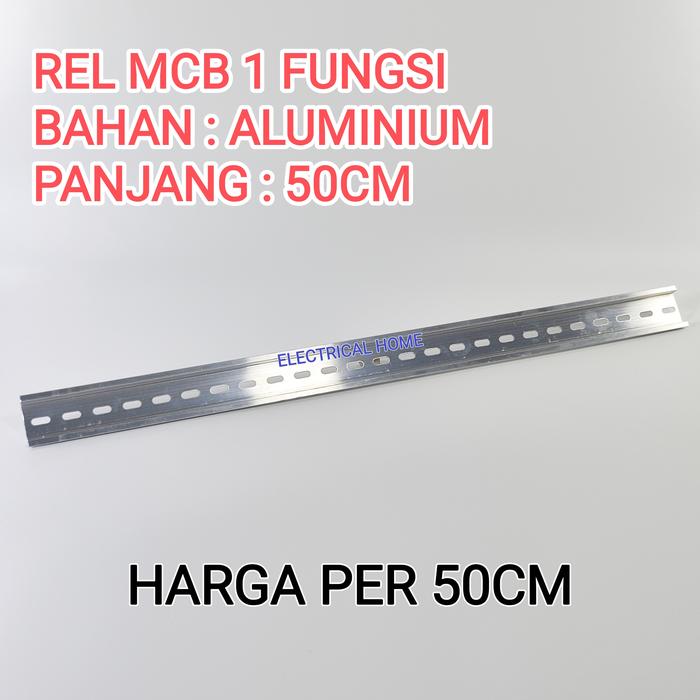 Jual REL MCB ALUMUNIUM 1 FUNGSI DIN RAIL MCB PANJANG 50CM - Kota ...