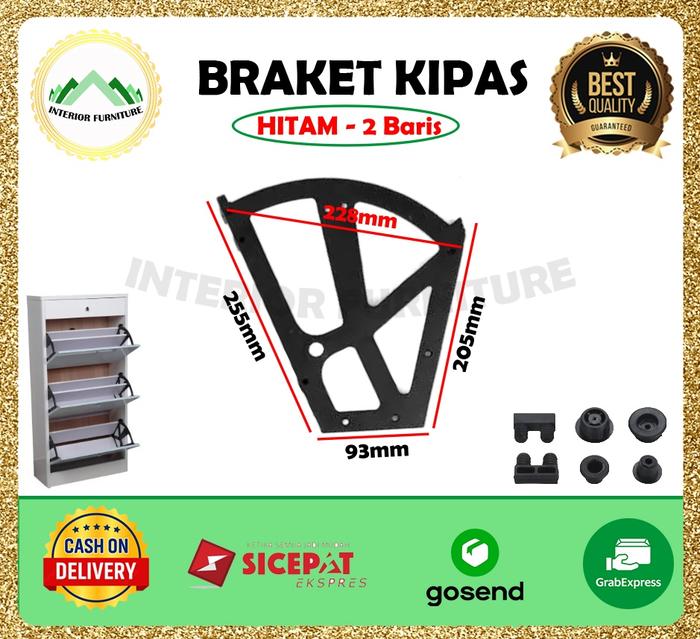 Jual Braket Rak Sepatu / Fitting Rak Sepatu Putar/Engsel Sepatu Kipas ...