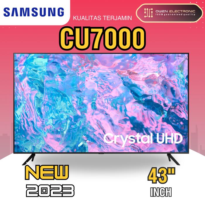 Jual SAMSUNG UA43CU7000 - LED SMART TV LED 43 INCH CRYSTAL UHD 4K 43CU7000 - Kota Tangerang ...