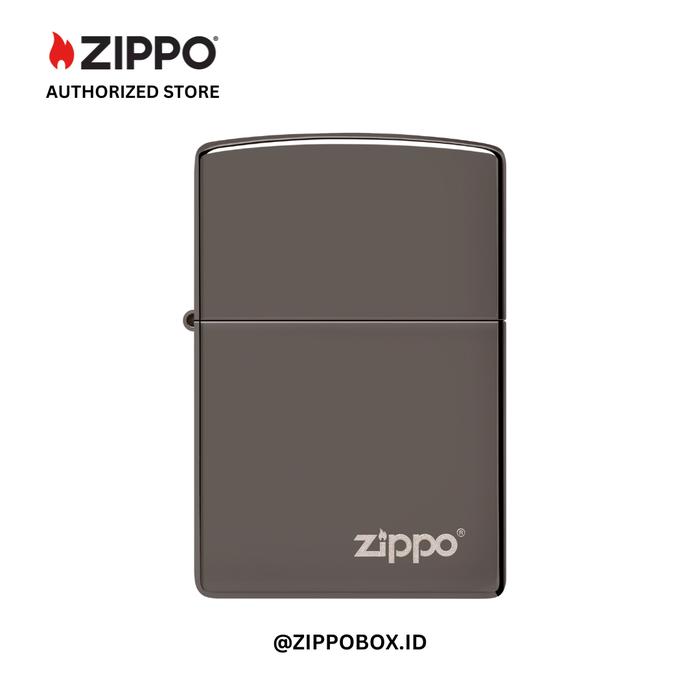 Jual Zippo Classic Black Ice® Zippo Logo Original Windproof Lighter ...
