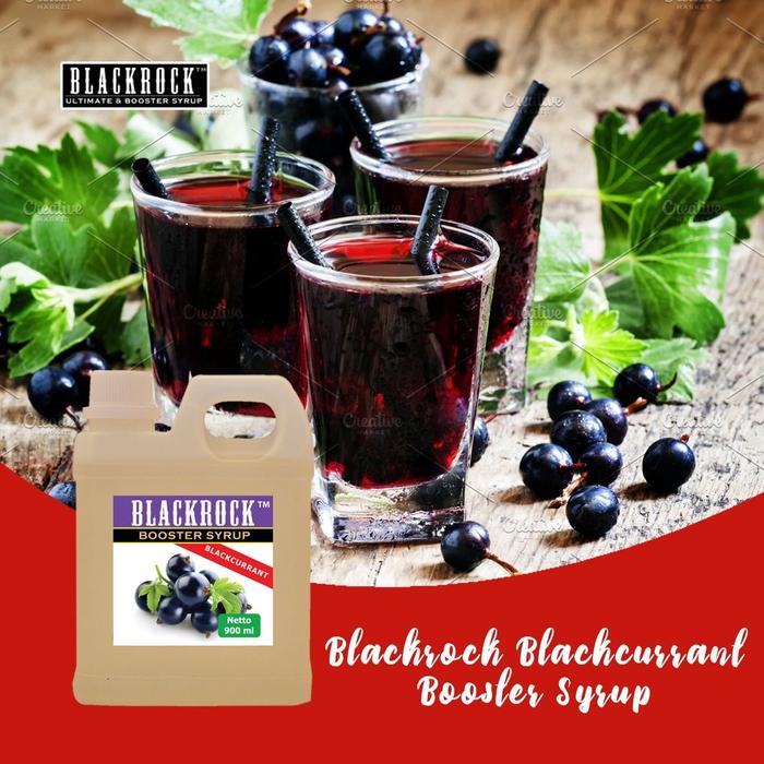 Jual Blackrock Blackcurrant Booster Syrup 900 ml - sirup rasa ...