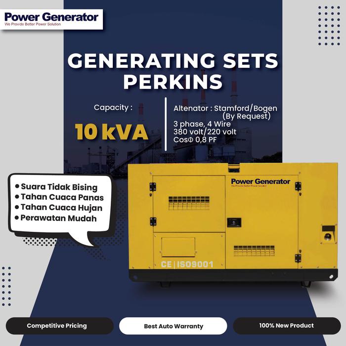 Jual Genset Perkins 10 kVA - Genset Power Indo, Power Generator Silent ...