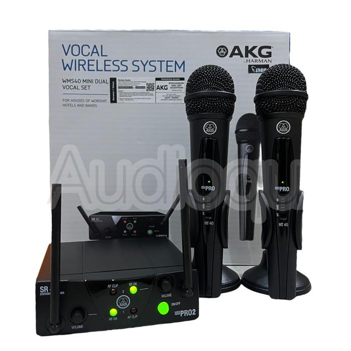Jual Mic Wireless AKG WMS40/ WMS 40 Pro Mini 2 Mic Handheld - Jakarta ...
