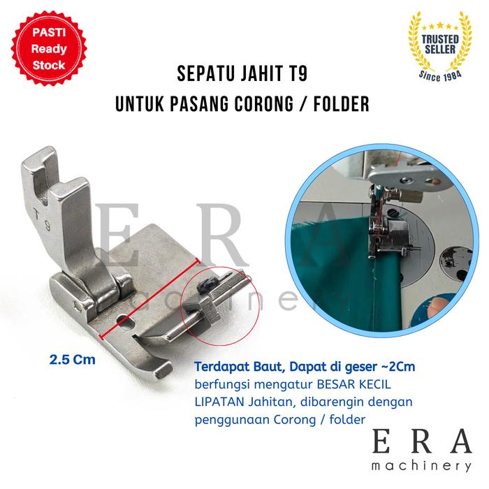Jual Presser foot / Sepatu Jahit HighSpeed T9 untuk Pasang Corong ...