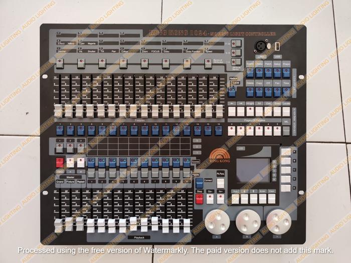 Jual mixer kingkong 1024 lighting controller profesional stage ...