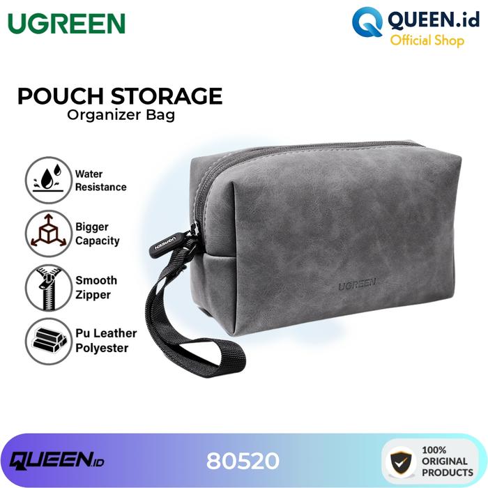 Jual UGREEN Pouch Digital Storage Bag Tas Mini Leather Waterproof ...