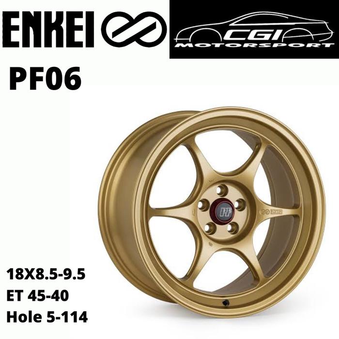 Jual Velg Mobil Ring 18 Enkei PF06 Original Japan - Kota Bandung - CGImotorsport | Tokopedia