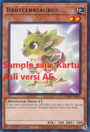 Jual Babycerasaurus | Rare | Yugioh AE CR01 AE022 - Jakarta Barat ...