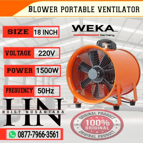 Jual Kipas portable ventilator 18 inch PORTABLE BLOWER WEKA GERMANY - Jakarta Barat - HOIST ...