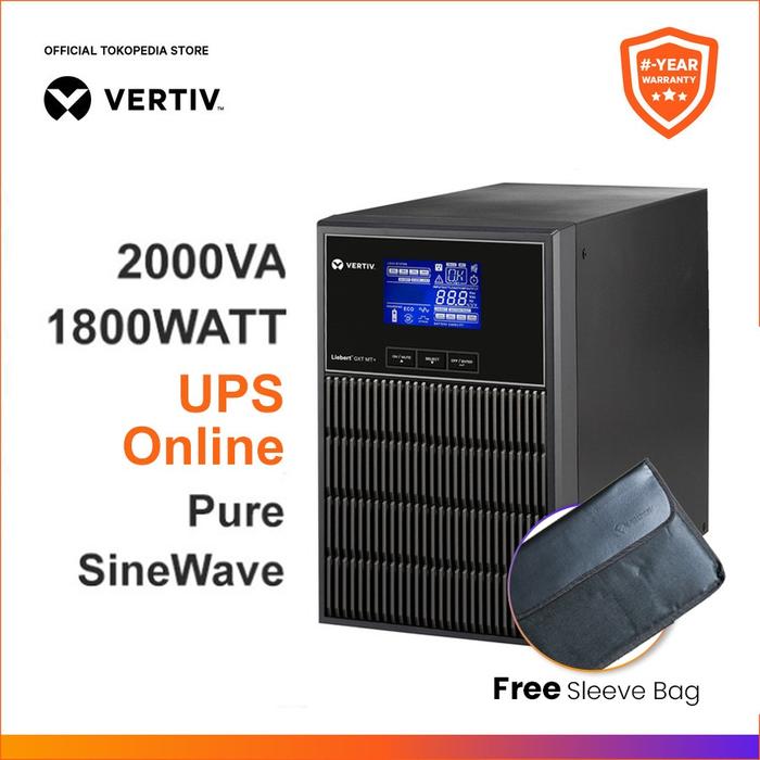 Promo UPS Vertiv 2000VA/1800W Online Liebert GXT MTPLUS CX Cicil 0% 3x - Jakarta Utara - Vertiv ...