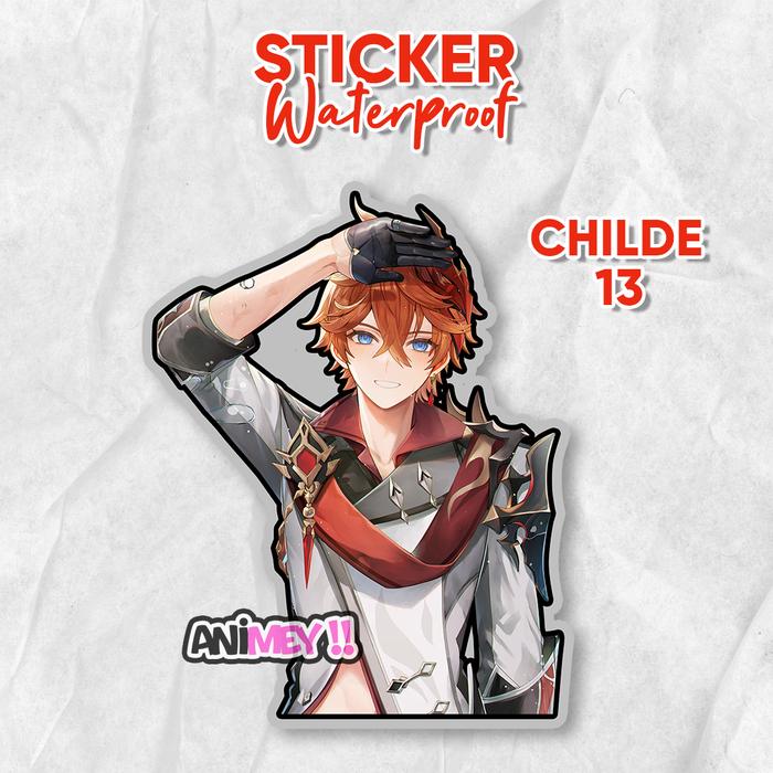Jual Stiker Childe Genshin Impact / Sticker Anime Waterproof - 13 - Kab ...