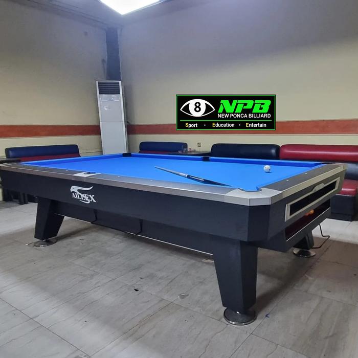 Jual Meja Billiard Aileex Crown Black 1|9 Feet |Billiar|billiyard ...