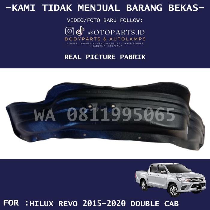 Jual INNER LINER FENDER BELAKANG HILUX REVO DOUBLE CABIN 2015-2020 BARU ...