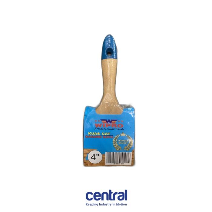 Jual WIPRO Kuas Cat 4" Paint Brush 4" Kuas Cat 4 Inci Handle Kayu KC ...