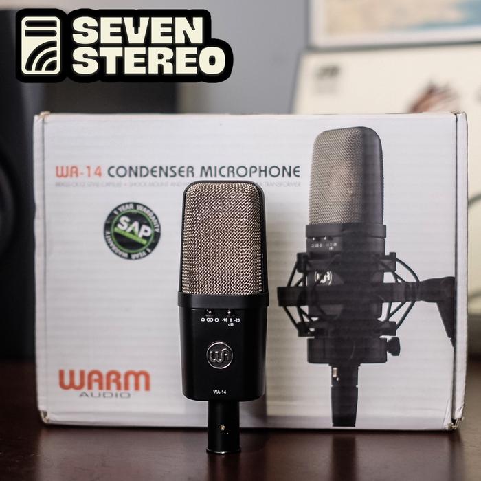 Jual Warm Audio WA14 WA-14 WA 14 Condenser Studio Microphone Clone 414 ...